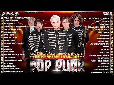 Pop Punk Songs Playlist - Best Pop Punk Songs of the 2000s - Blink 182, Green Day, Sum 41