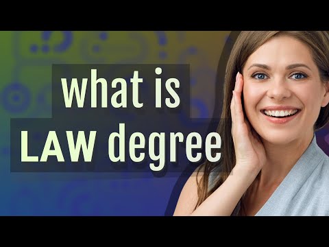 Law degree | meaning of Law degree