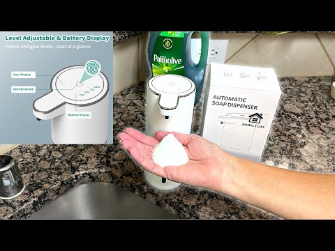 Unboxing + Easy Setup : HOMELYLIFE Automatic Foam Soap Dispenser