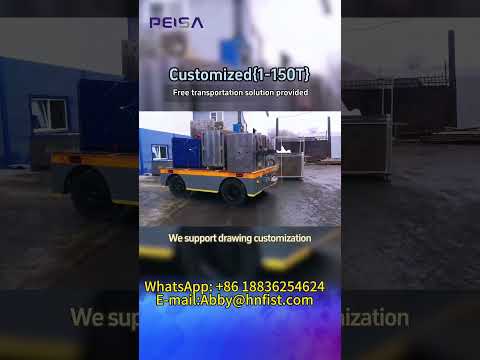 Ultimate 30-Ton Trackless Transfer Cart – Revolutionizing Mold Transport! 🏭