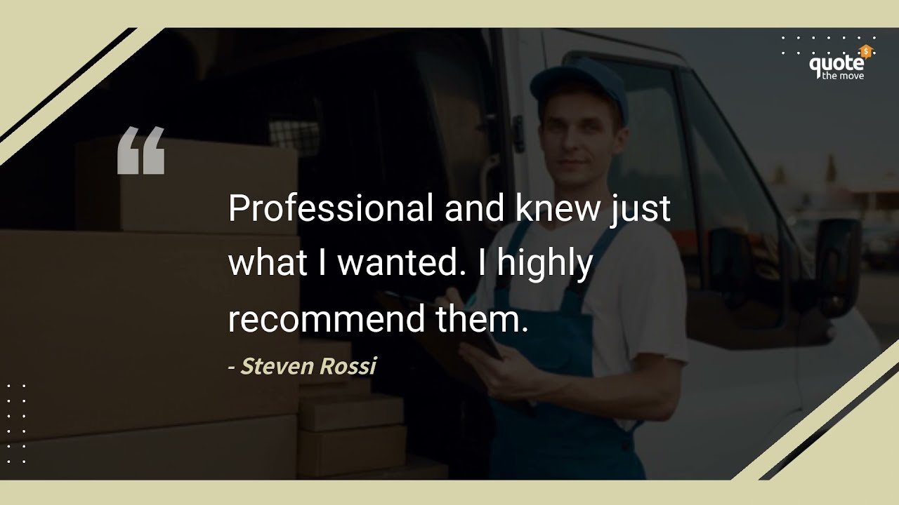Customer Reviews for Moving Services with QuoteTheMove