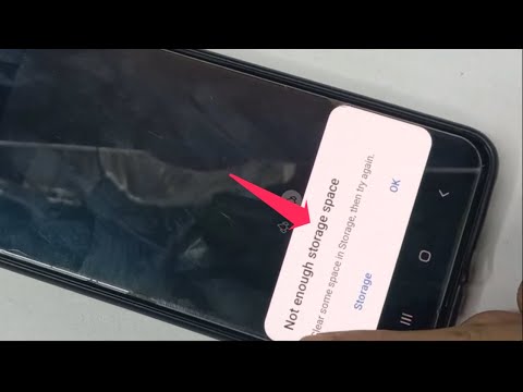 not enough storage space samsung/Not Enough Memory Space Problem Fix