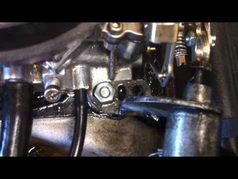 Homemade ac solenoid for Edelbrock 1406 carbs and similar models without AC solenoid mounting holes