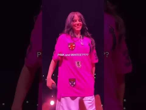 pink and white✨️💗 #billieeilish #concert #fans #pink #white #edit @BillieEilish