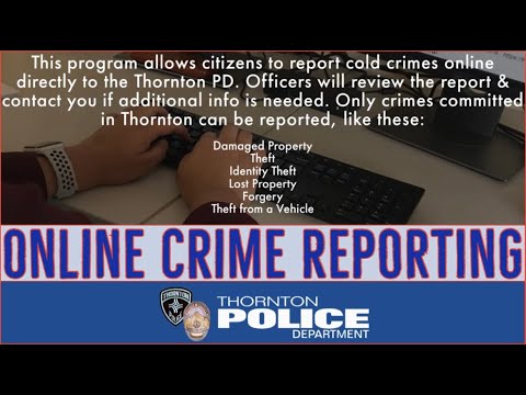 Online Crime Reporting