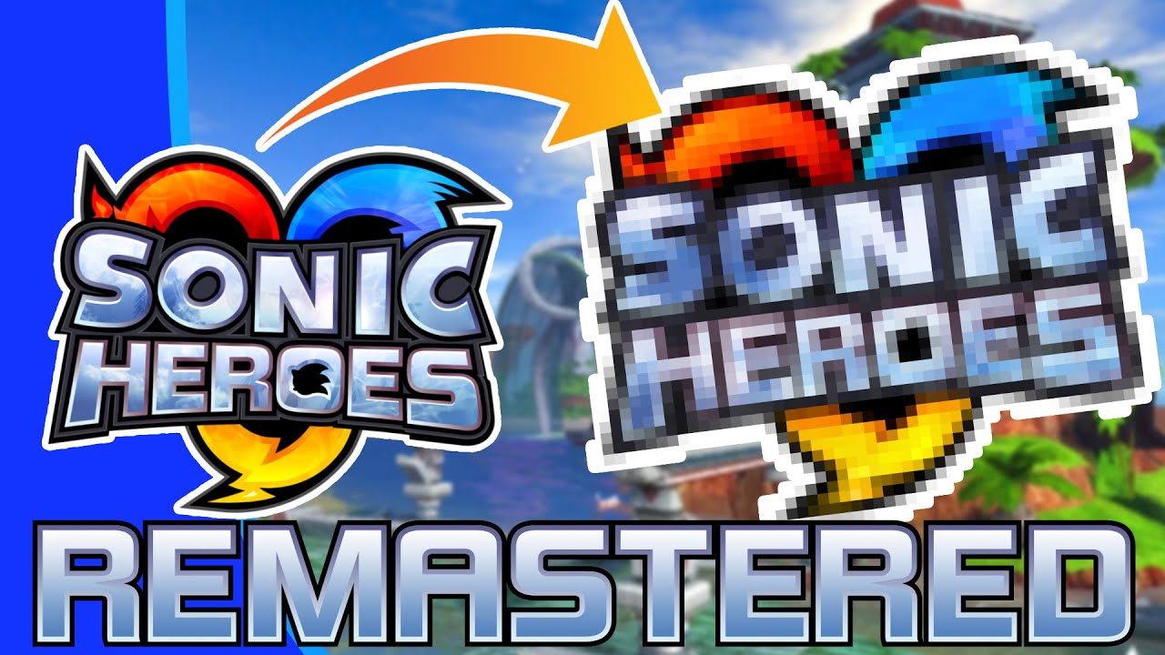 Sonic Heroes Logo Remastered Speed Paint