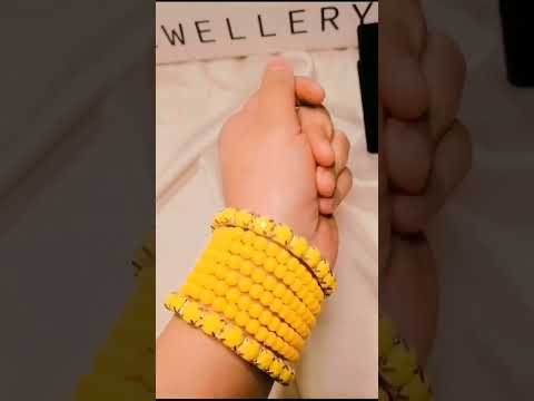 Adjustable yellow bracelet#jewellerystorevirao#vira#trendy