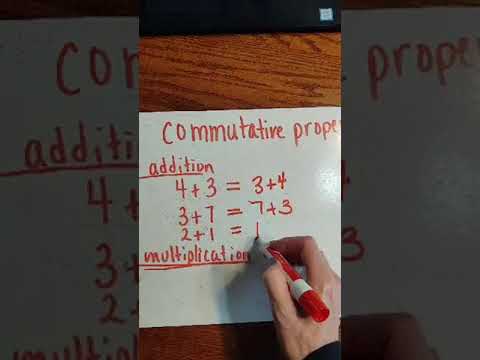 3rd grade math commutative property of addition and multiplication