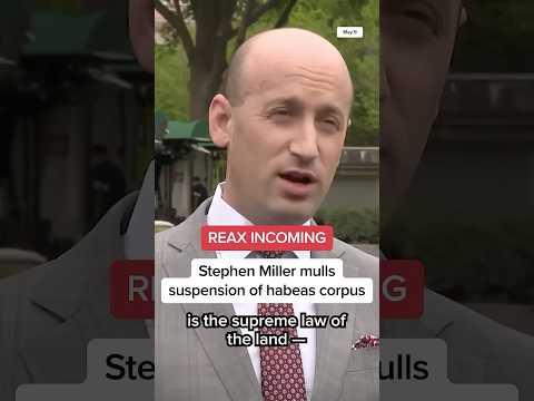 Stephen Miller mulls suspension of habeas corpus