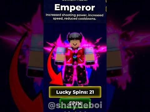 WORLD CLASS EMPEROR FLOW in 21 Lucky Spins! | Blue Lock : Rivals (Roblox)
