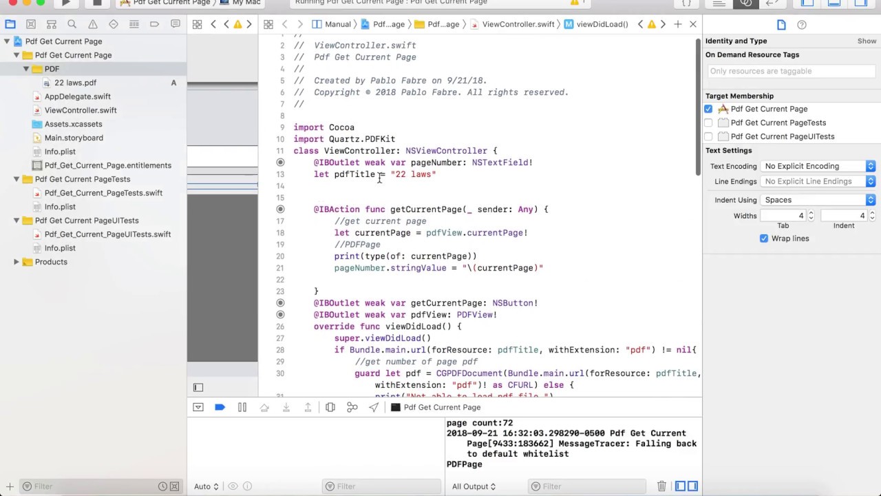 Tutorial PDFView PDFKit