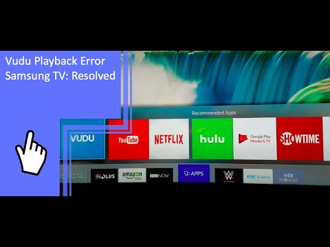 Vudu Playback Error Samsung TV: Resolved
