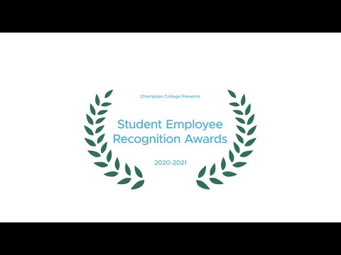 2020-2021 Student Employee Recognition Awards | Champlain College