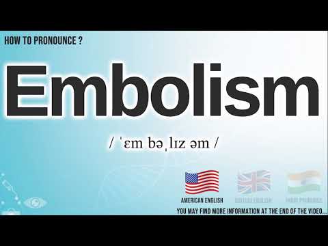 Embolism Pronunciation | How to Pronounce (say) Malignant CORRECTLY | Definition of Malignant