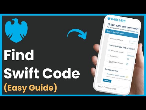 How to find the SWIFT code of Barclays