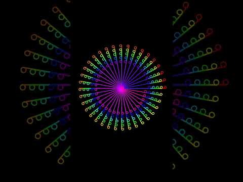 Circular Amazing Graphic Desing using Python turtle #python #coding #pythonshorts #viral #design