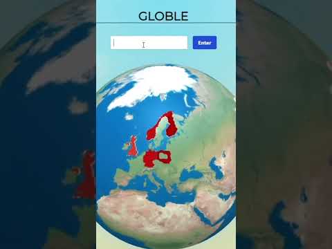 Todays Globle was so HARD (Geography Wordle) #shorts
