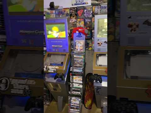 Ultra-Rare Gamestop Gaming Kiosk In Gameroom #playstation #xbox #nintendo #gameroom #naruto #ps2