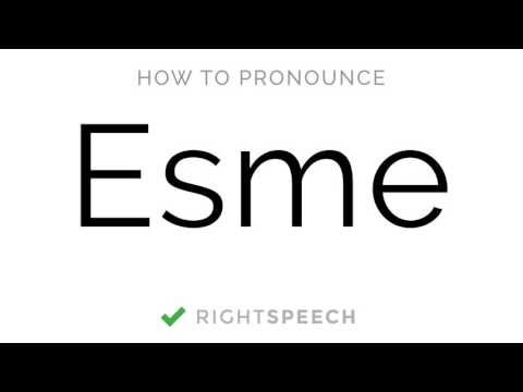 🔴 Esme - How to pronounce Esme - American Girl Name