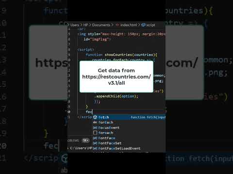 Selected country with flag in javascript.