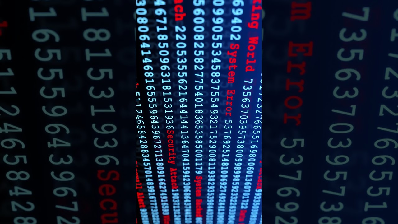 #Digital binary data, #streaming code matrix #background Loop #Animation.