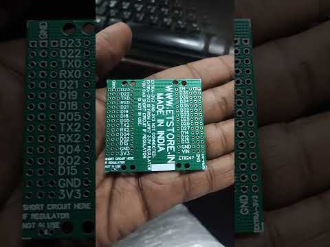 ESP-WROOM-32 ESP32 BREAKOUT BOARD PCB 55X52mm ET6247