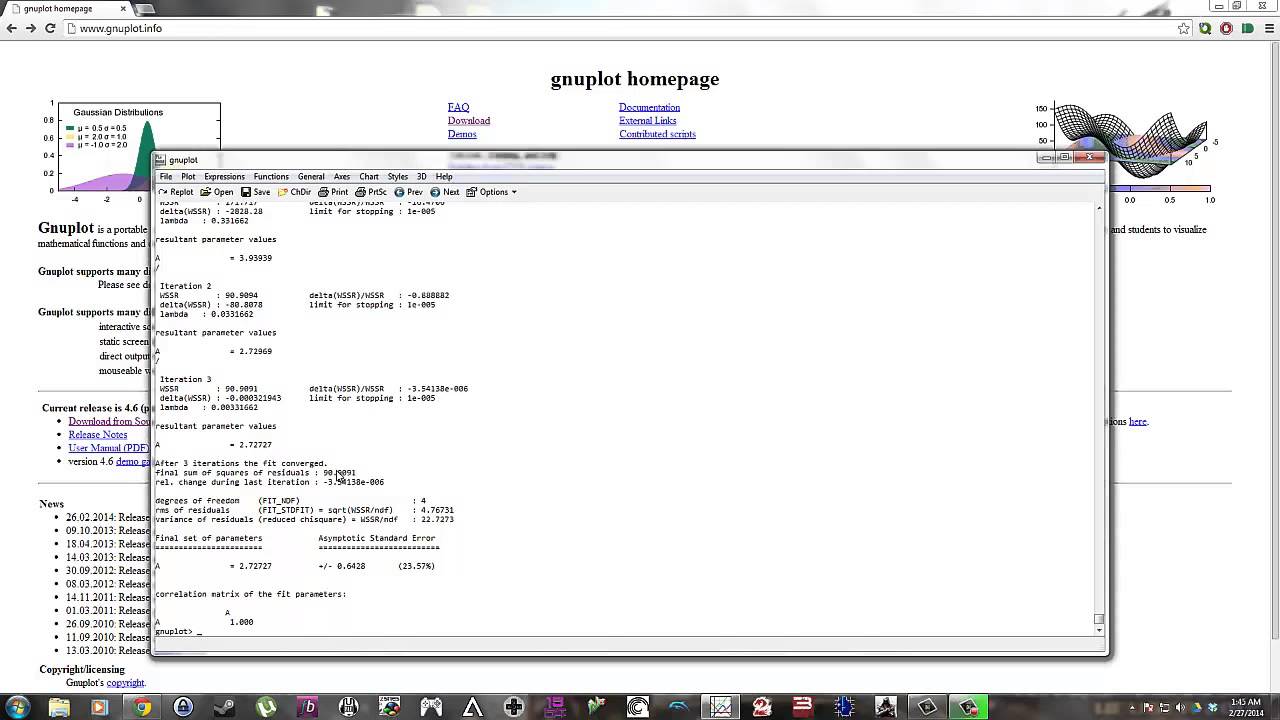 Beginner's GNUplot Fitting Tutorial