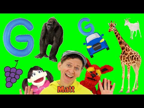 Letter G Song | Learn the Alphabet with Matt | What Starts with G?