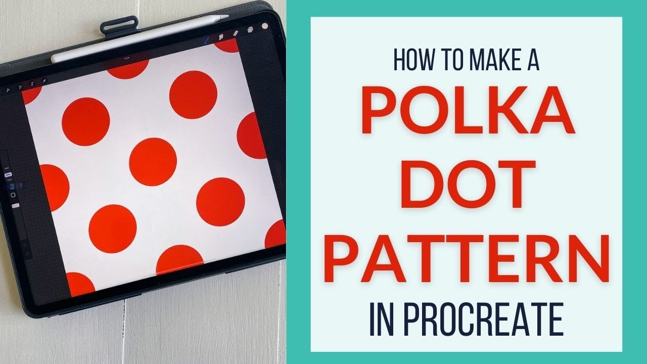 How to Make a Seamless Polka Dot Pattern in Procreate