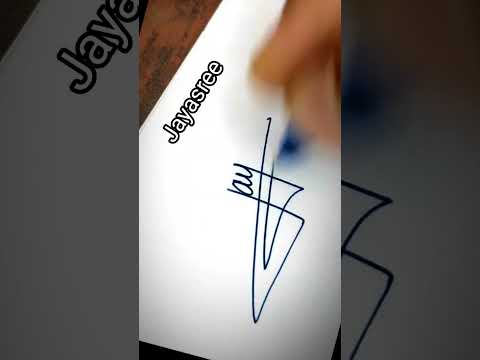 Jayasree, name style #shorts #youtubeshorts #trending #signature #artist #viral #sign