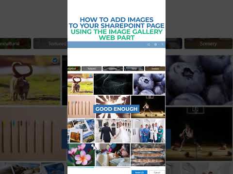 How to add images to your SharePoint page using the Image Gallery Web Part