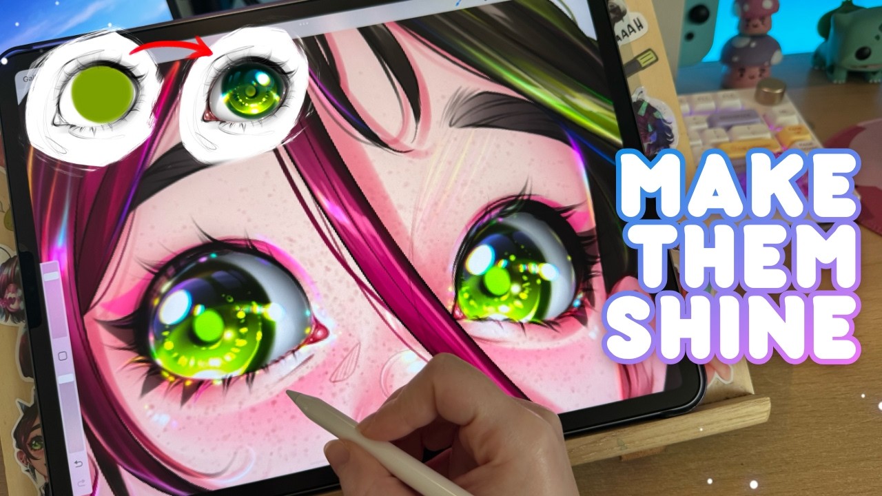 Easy Eyes Coloring Tutorial (step by step!) ✎*.✧ | coloring eyes in my style, tips and tricks!