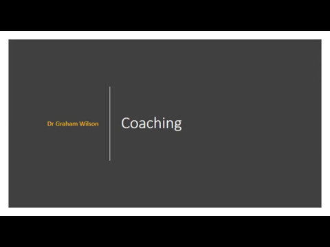 CIPD L7 HR - Wk 9 - Coaching 1