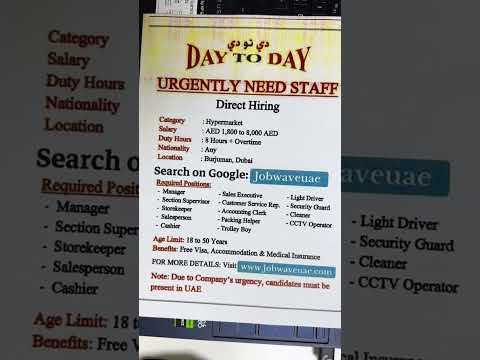 Day to Day Supermarket Careers 2025 | Sales, Cashier, Storekeeper Jobs