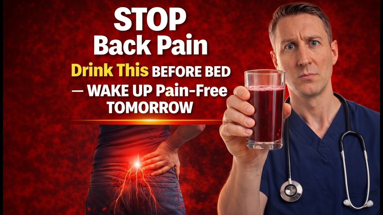 STOP Back Pain TonightDrink This Before Bed — Wake Up Pain-Free Tomorrow