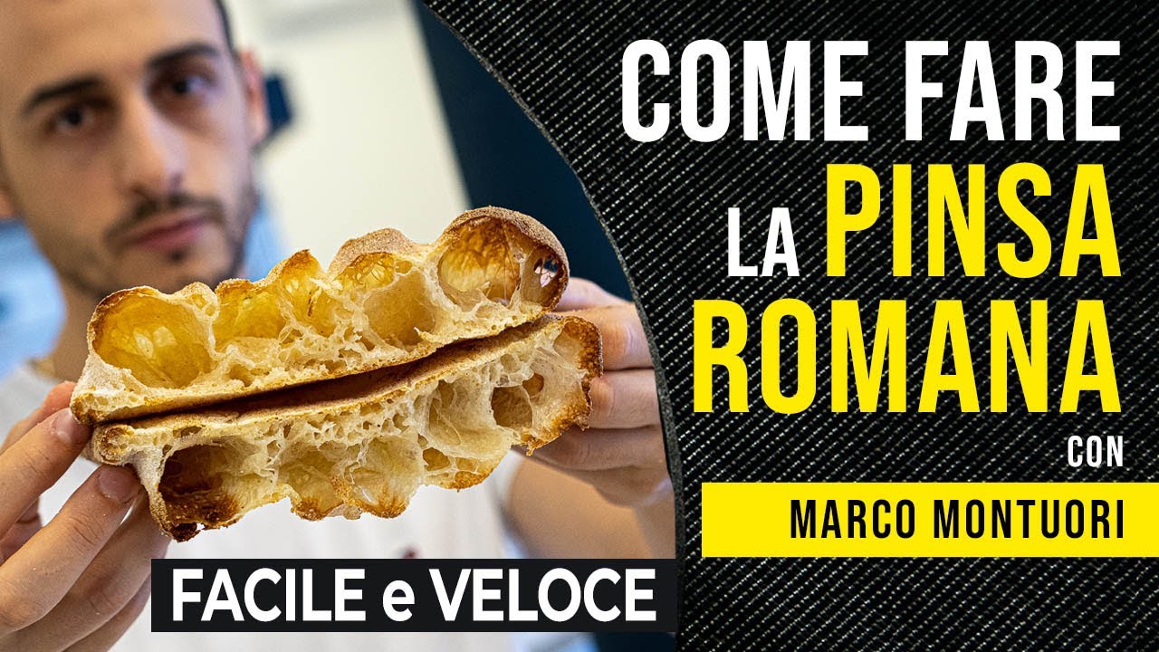 Come fare la PINSA ROMANA – metodo ORIGINALE con Marco Montuori