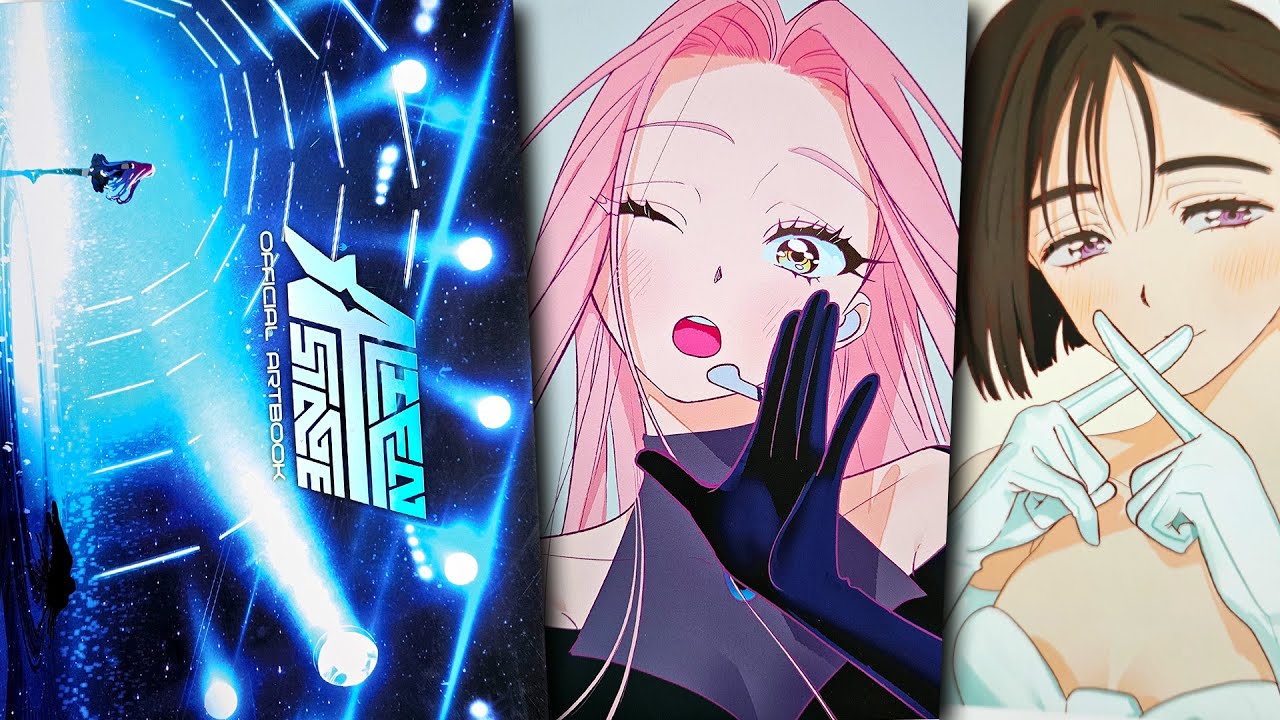 Alien Stage Official Art Book & SPECIAL EDITION Sketchbook! Anime web animation