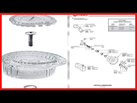 Great product - Moen 100710 Posi-Temp One-Handle Tub and Shower Replacement Knob Handle Kit, White
