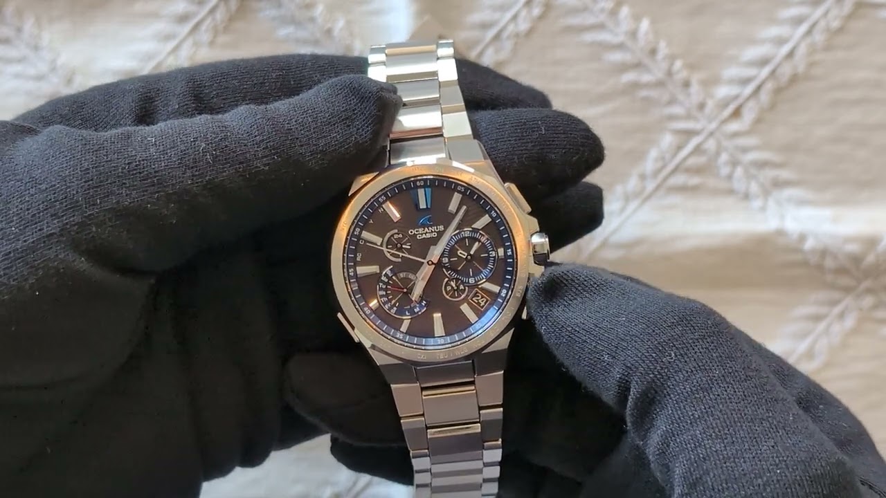 Quick Look: Casio Oceanus OCW-T6000-1AJF Titanium Watch (Oct. 2023 release)