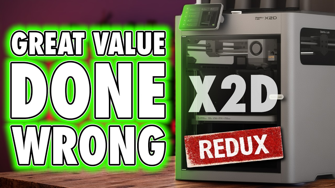 JUST NOT BAMBU - Bambu X2D Review