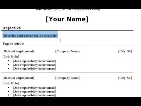 Common Resume Errors - Resume Templates