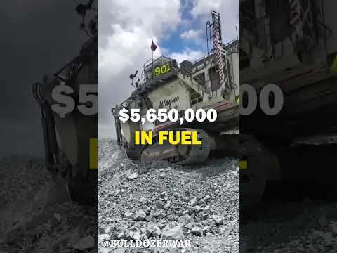 The Running Cost Of A Liebherr 9800 Mining Excavator #shorts #liebherr #excavator