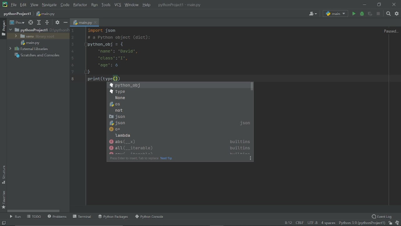 WRITE A PYTHON PROGRAM TO CONVERT PYTHON OBJECT TO JSON DATA | WORLDWIDE PROGRAMMER