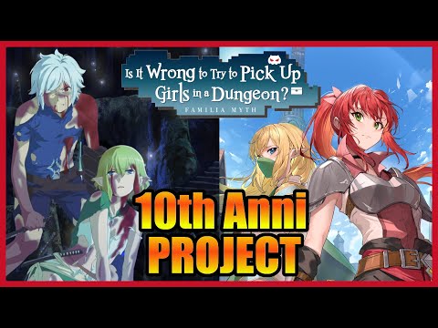 DanMachi NEWS BLOWOUT! - 10th Anniversary Project, New Season 4 Part 2 Trailer!
