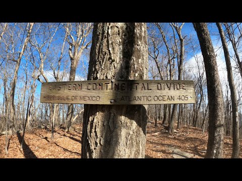 Appalachian Trail Hike to Eastern Continental Divide from Virginia Rt 621