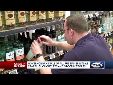 Governor bans sale of all Russian spirits at state liquor outlets and grocery stores