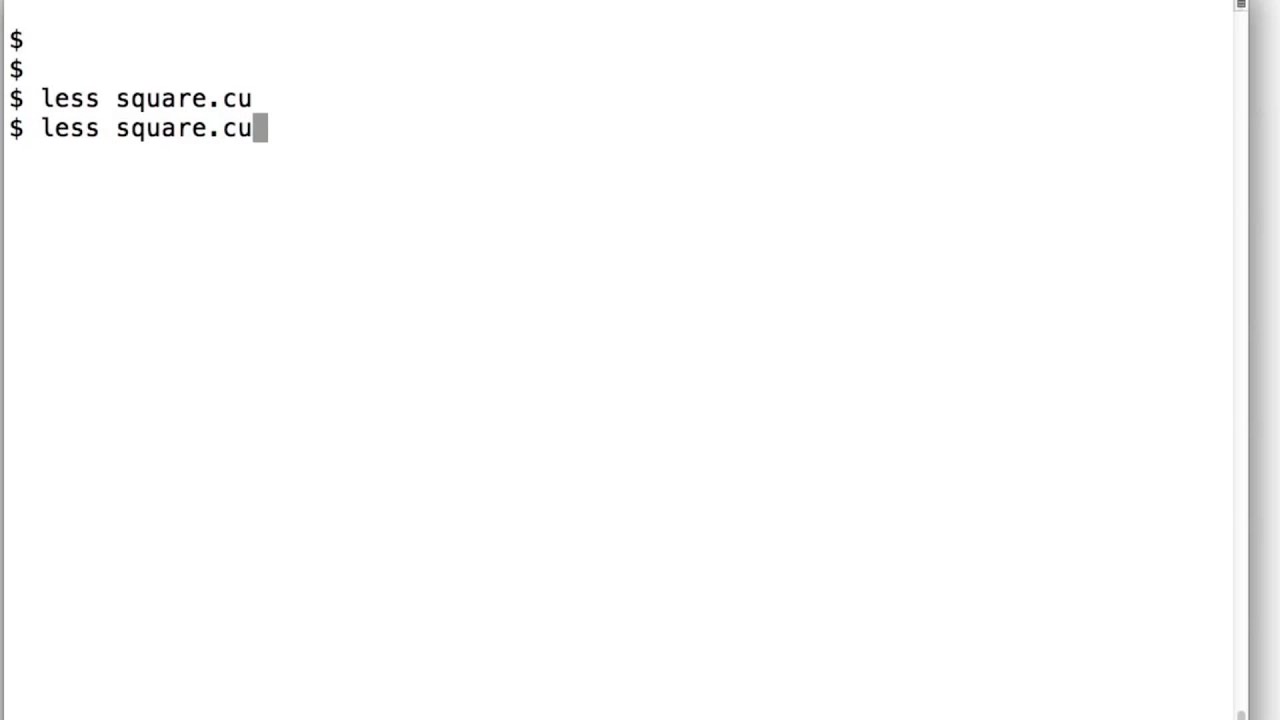 Squaring Numbers Using CUDA Part 1 - Intro to Parallel Programming