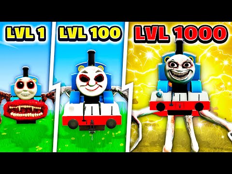 Level 1 THOMAS.EXE vs Level 1000 THOMAS.EXE