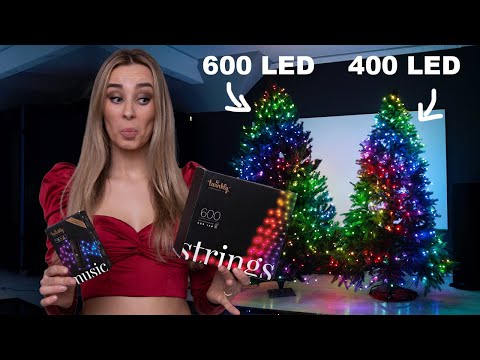 Twinkly Gen II 400 & 600 Smart lights comparison + Twinkly Music | Set up & honest review