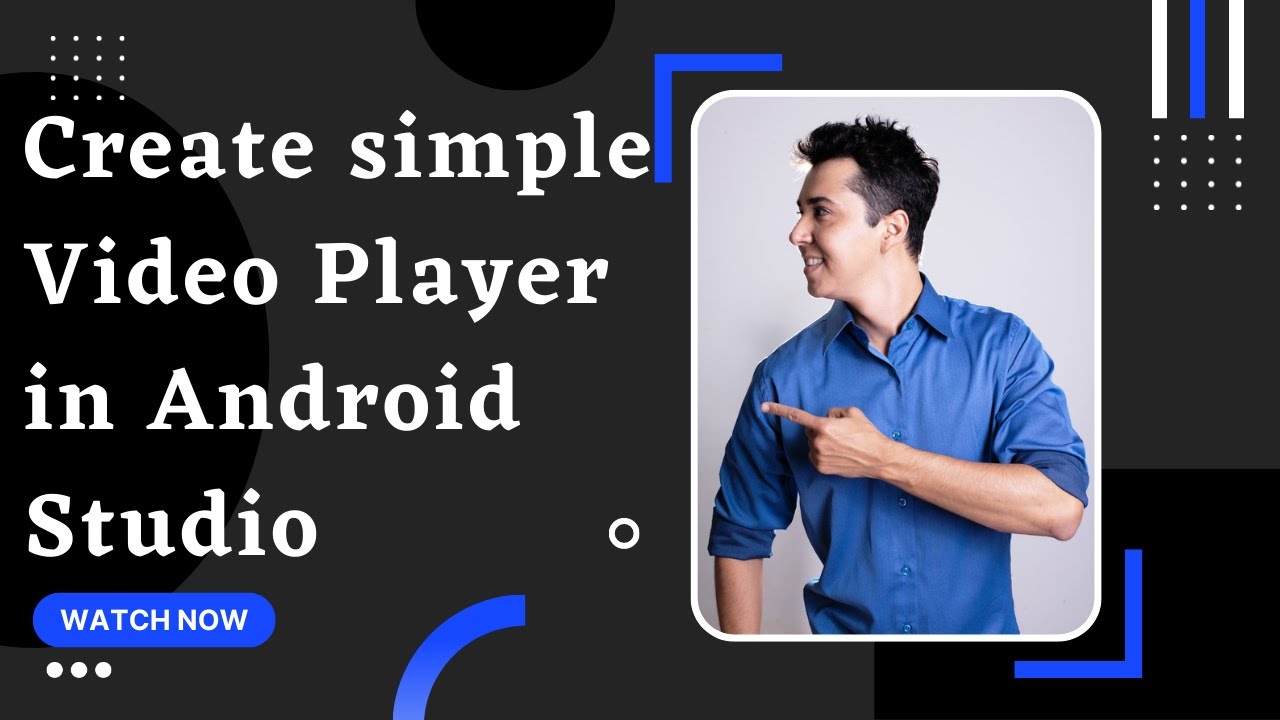 Create Simple Video Player in Android Studio Explained | #androidstudio
